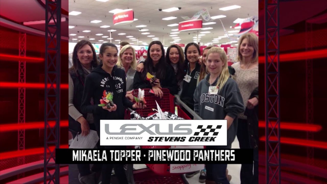 Lexus of Stevens Creek Volunteer Award - Mikaela Topper - Pinewood High ...