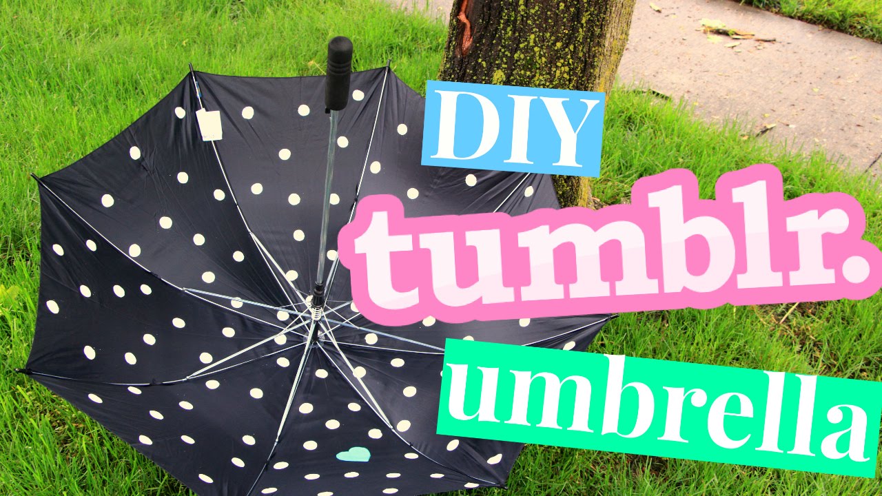 DIY's You NEED to Try!!! | DIY Tumblr Umbrella | DIY Ideas!!! - YouTube