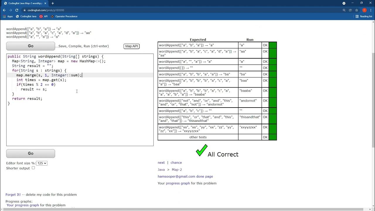 CodingBat Walkthrough: Map-2 - YouTube