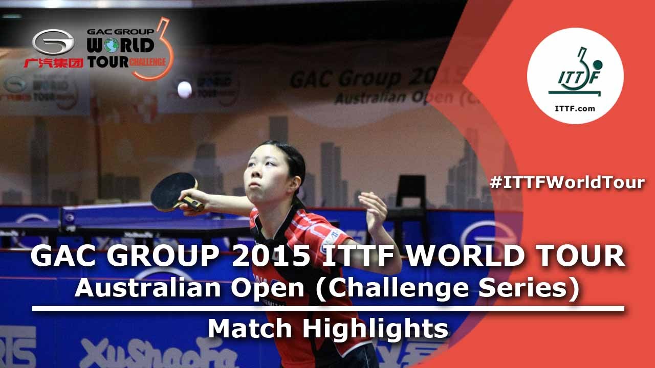 Australia Open 2015 Highlights: MORITA Ayane vs YOON Hyobin ...
