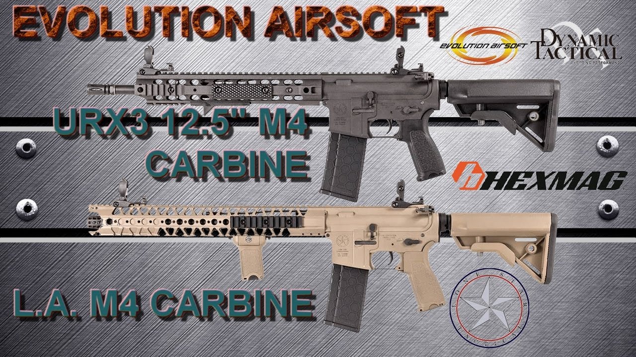 [AIRSOFT] Review N°100 - URX3 12.5" et L.A. M4 CARBINE (Evolution ...