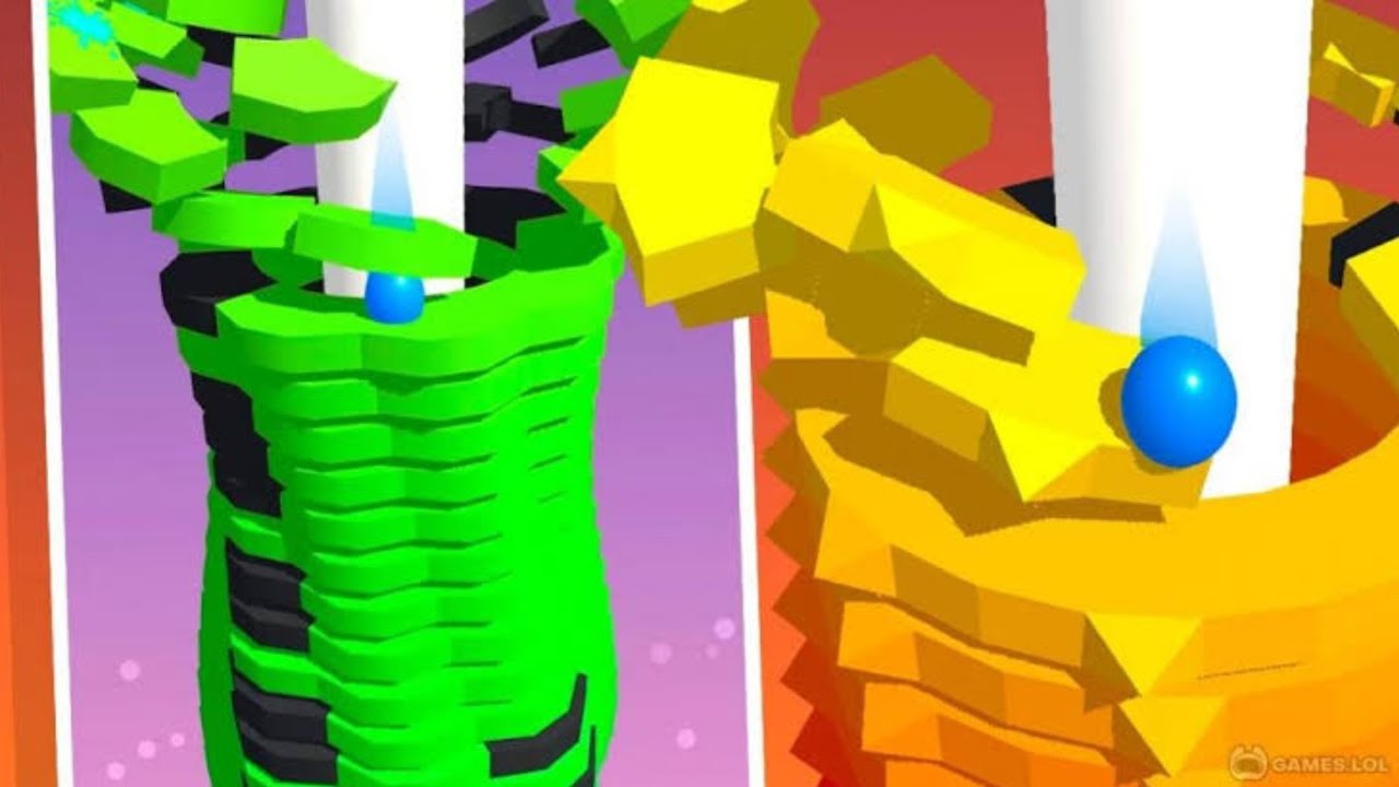 stack ball 3d game live 2810 in 3000 - YouTube