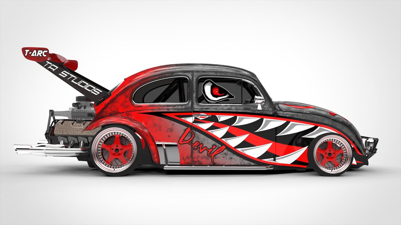LIVERY PROJECT VW BEETLE - DEVIL - YouTube