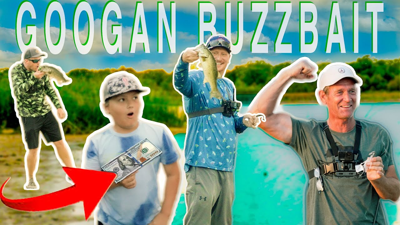 GOOGAN SQUAD Buzzbait Challenge! 1v1v1v1 - YouTube