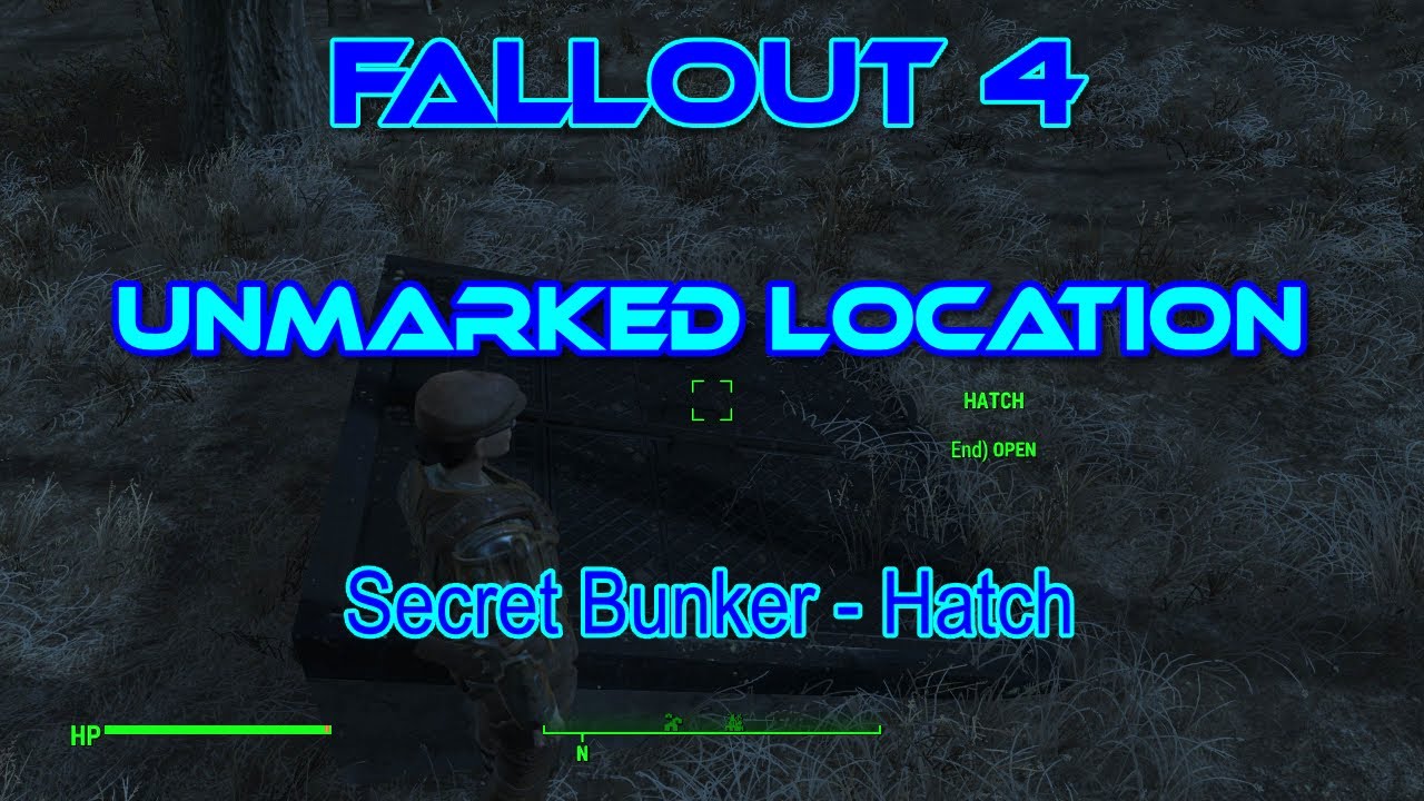 Fallout 4 Unmarked Location Secret Bunker "Hatch". Narrated - YouTube