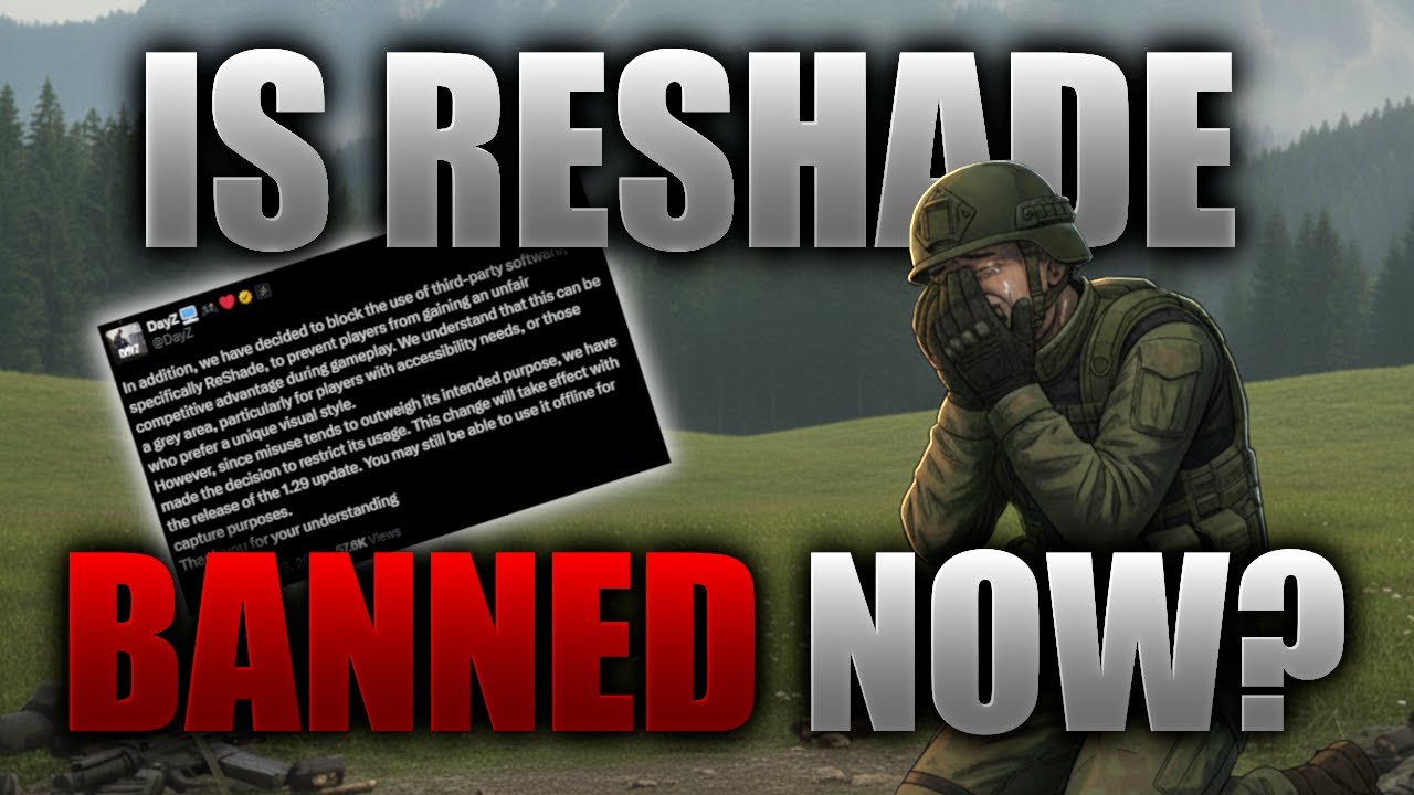 Is RESHADE banned now? DayZ Info - YouTube