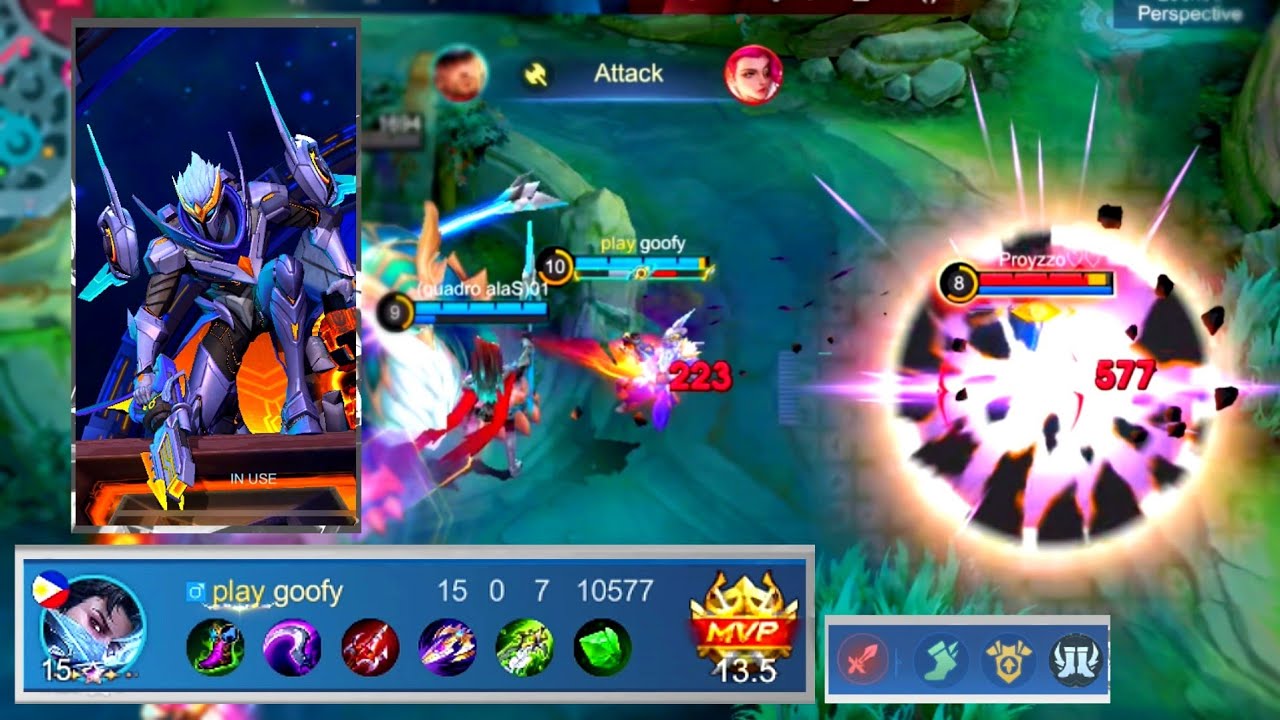 15 kills, custom fighter emblem for Granger! - YouTube