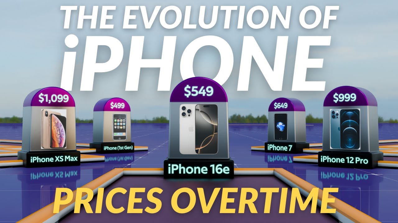 Evolution of iPhone Prices Over Time - YouTube