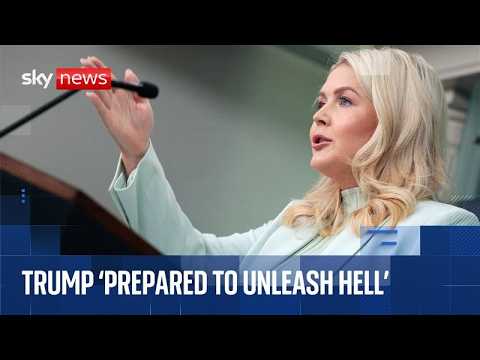 In full | White House warns Iran while negotiations to end war continue