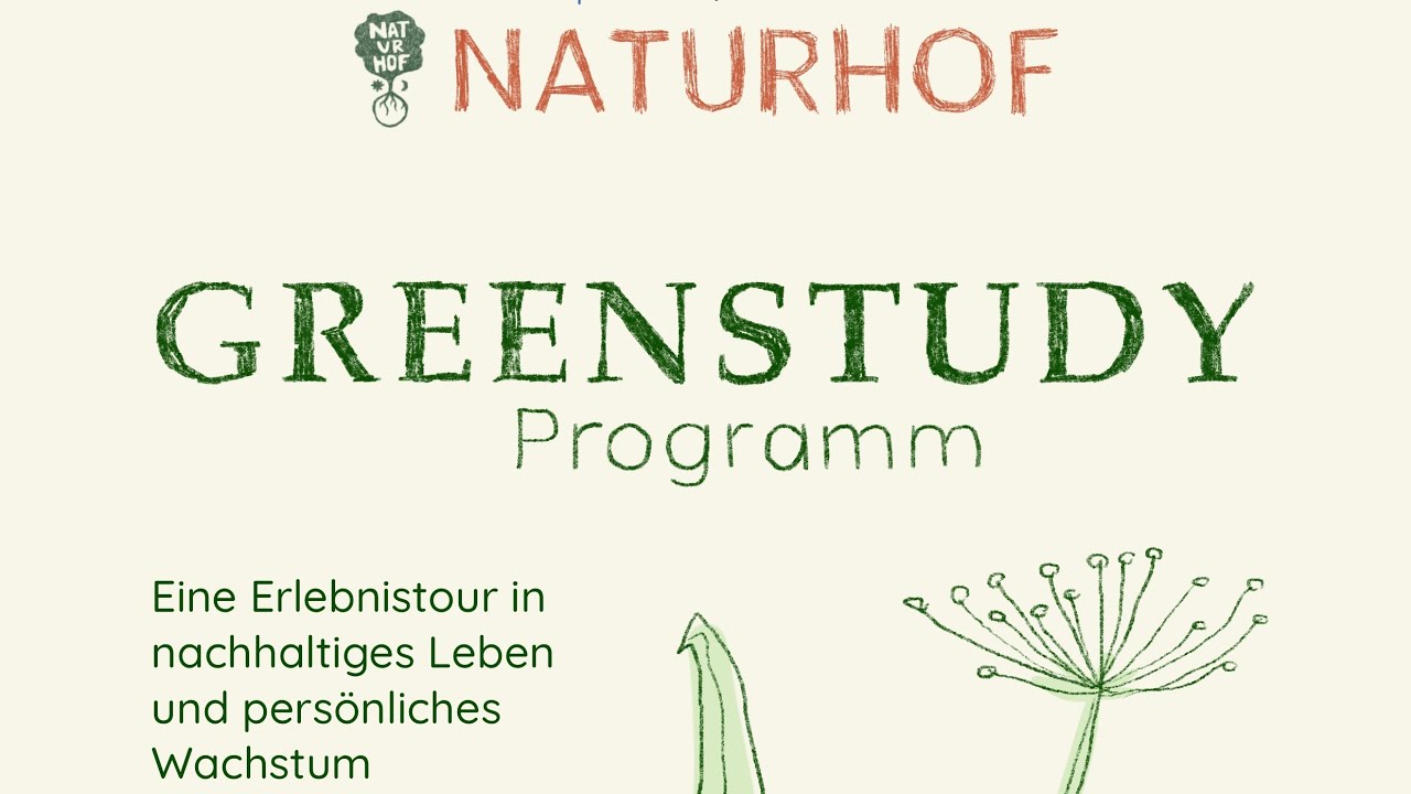 GREEN STUDY PROGRAM - YouTube