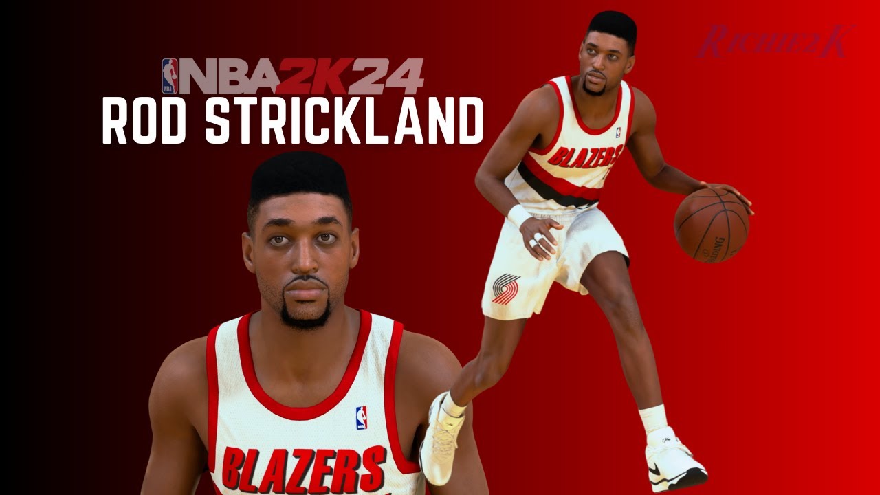 Rod Strickland Face Creation NBA 2K24 - YouTube
