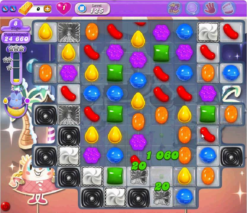Candy Crush Saga Dreamworld Level 125 - ODUS - 3 STARS - YouTube