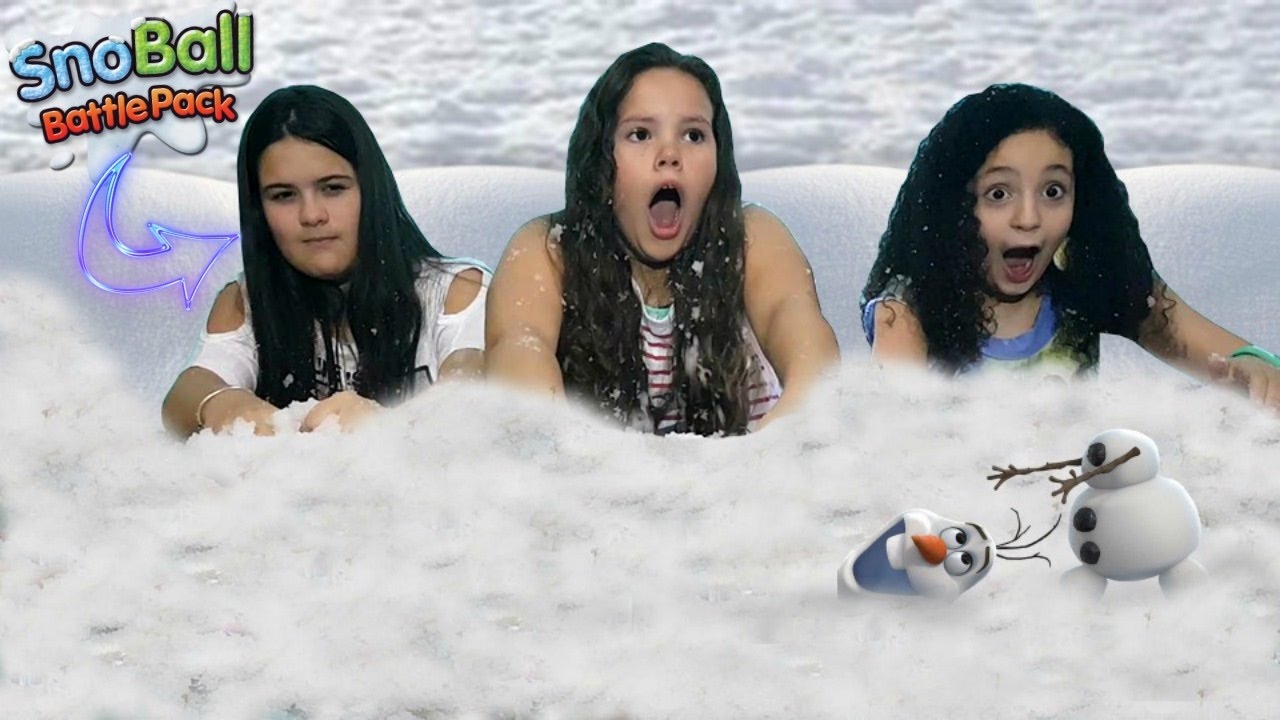 NEVE DENTRO DE CASA?? SNOBALL ou GELLI SNOW (Ft. Diário da Carol ...