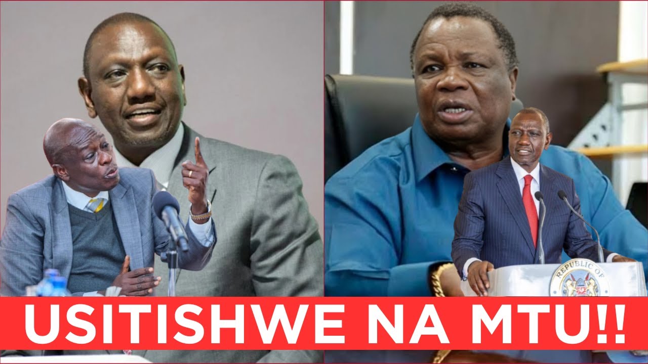 KUMEWAKA!! Furious Atwoli breaks silence in Malulu's burial,speech that ...