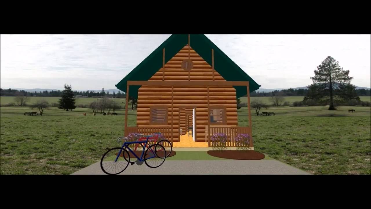 Conestoga Log Cabin Kit Tour - 36'x20' Mountain King Model with 2BR ...