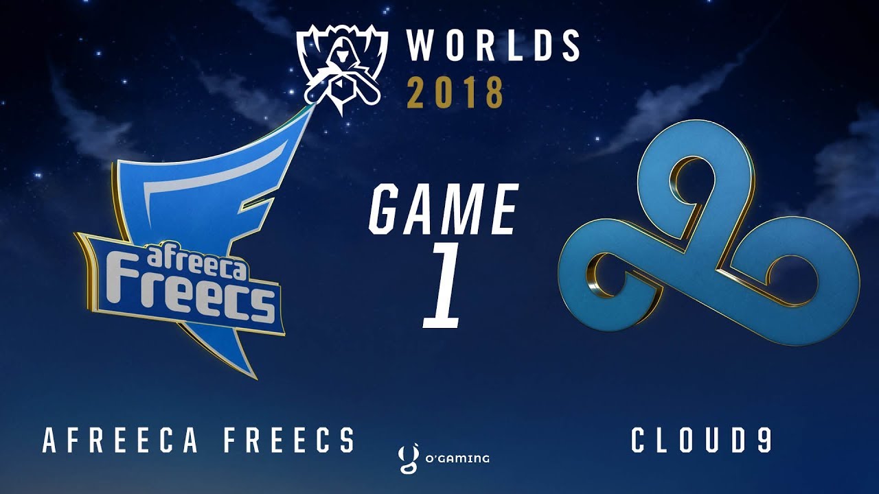 Worlds 2018 - 1/4 - AFS vs C9 - Game 1 - YouTube