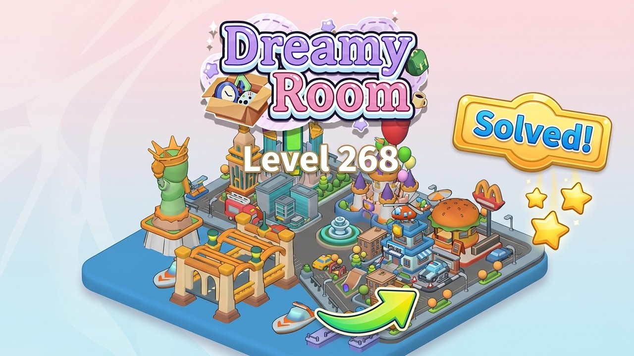 Dreamy Room Level 268 Walkthrough | 100% COMPLETE SOLUTION! 🧩 - YouTube