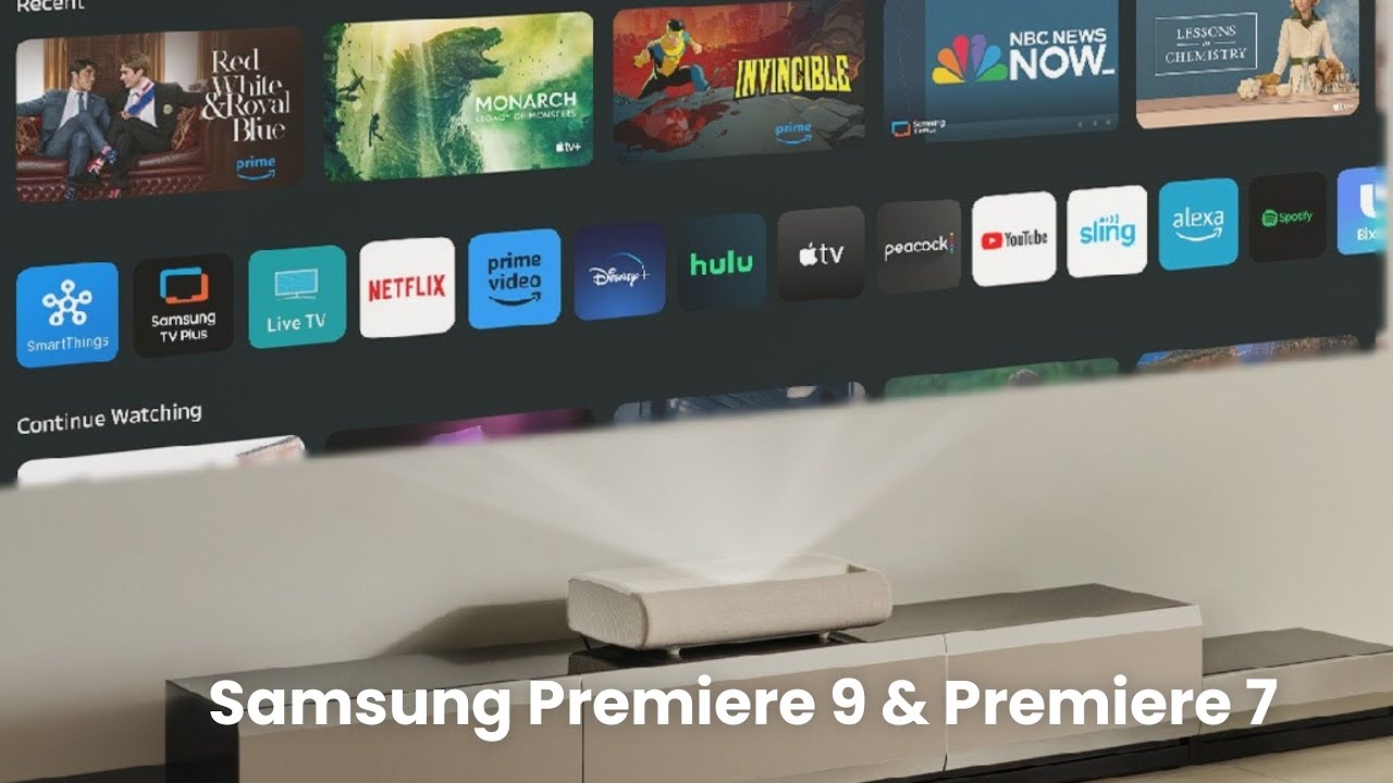 Samsung Premiere 9 & Premiere 7 Projectors - Review Full Specifications ...