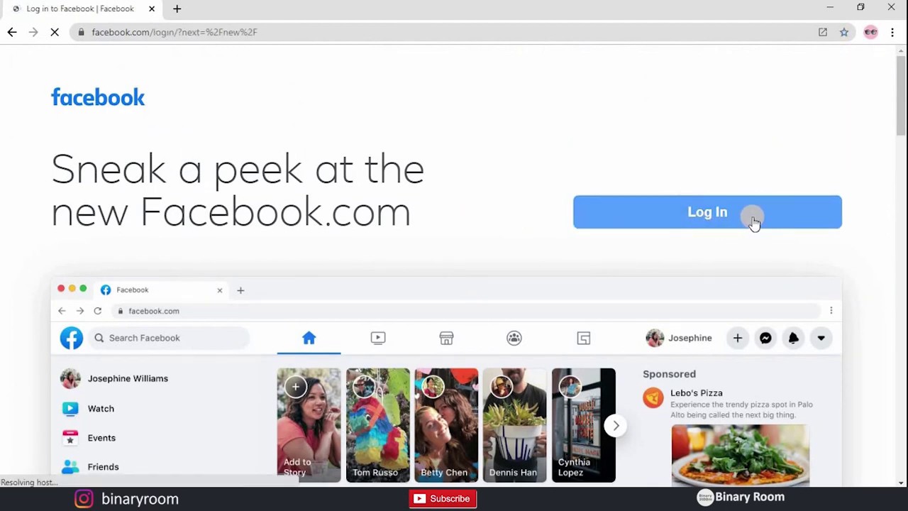 Facebook Web New Look Interface Review and How To - BinaryRoom - YouTube