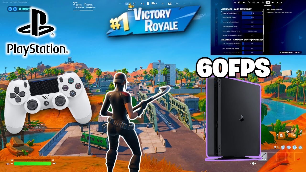NEW BEST Controller SETTINGS + Sensitivity on PS4 (Fortnite Tutorial ...