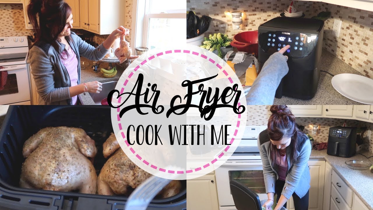 MAKE DINNER WITH ME | FIRST EVER COOK WITH ME | AIR FRYER COOK WITH ME ...