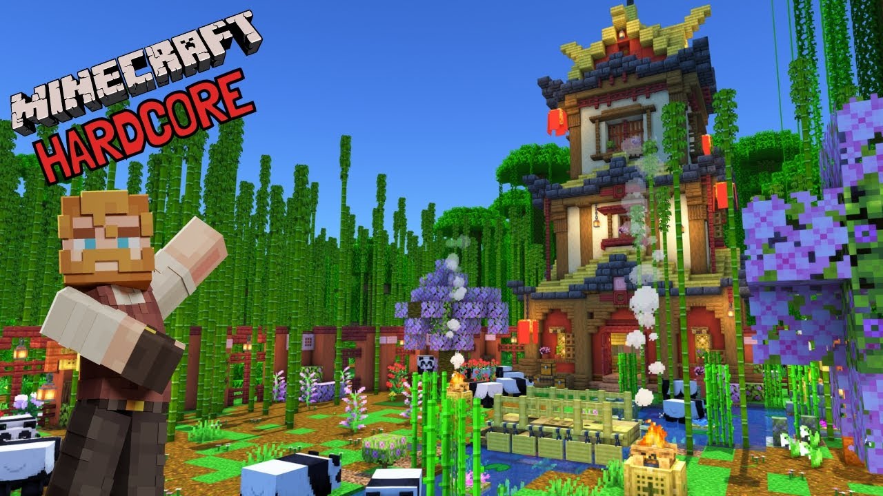 I Made a Panda Sanctuary in HARDCORE Minecraft! | 1.20 Let's Play - YouTube