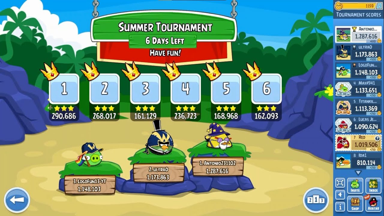 Angry Birds Refresh | Summer Tournament (6/25 - 7/2/24) Power-Up ...