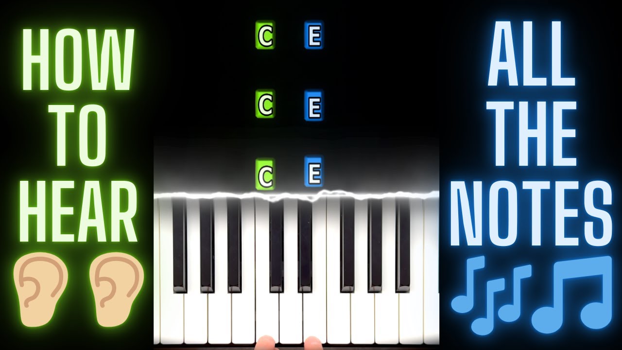 how to hear each note in a chord #beginner #piano #eartraining # ...