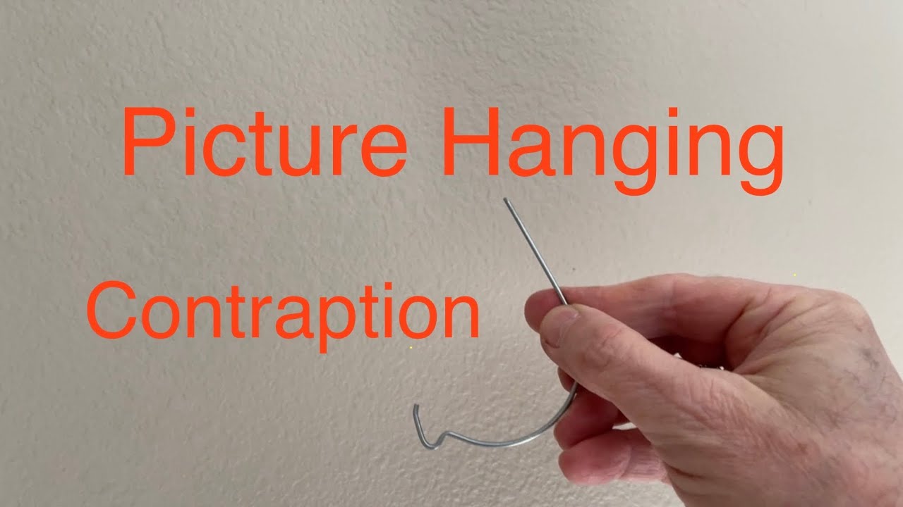 The EASY Way to Hang Pictures BETWEEN Studs - YouTube