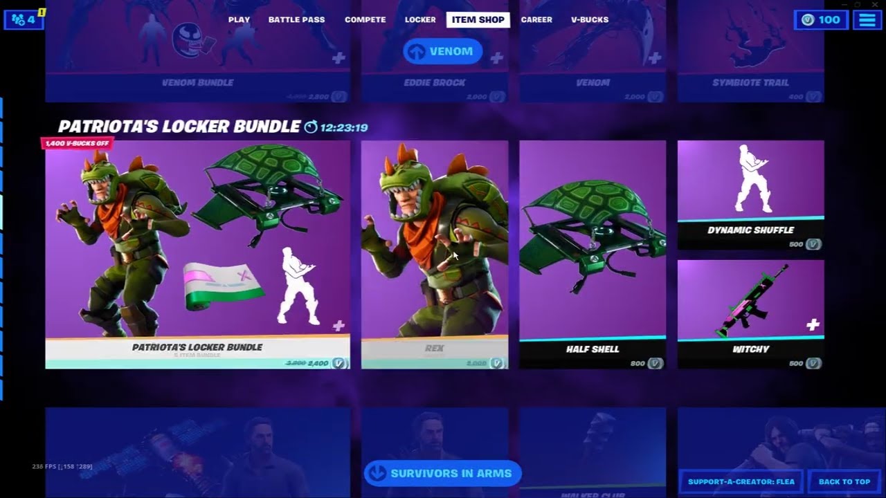 16/10/2021 Item shop *INSANE* Rex skin is BACK!!!!!! *Fortnite* - YouTube