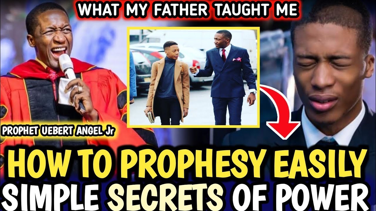 HOW TO PROPHESY EASILY🔥(LIKE FATHER LIKE SON)💝||Prophet Uebert Angel Jr ...