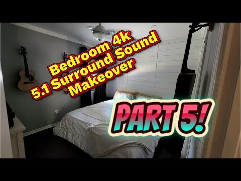 My Bedroom 4k 5 1 Surround Sound Conversion   Install 4k and Surround in your bedroom! Pt 5