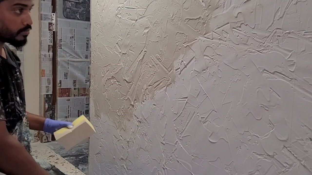 easy to Create A texture design interior Wall painting ideas ...