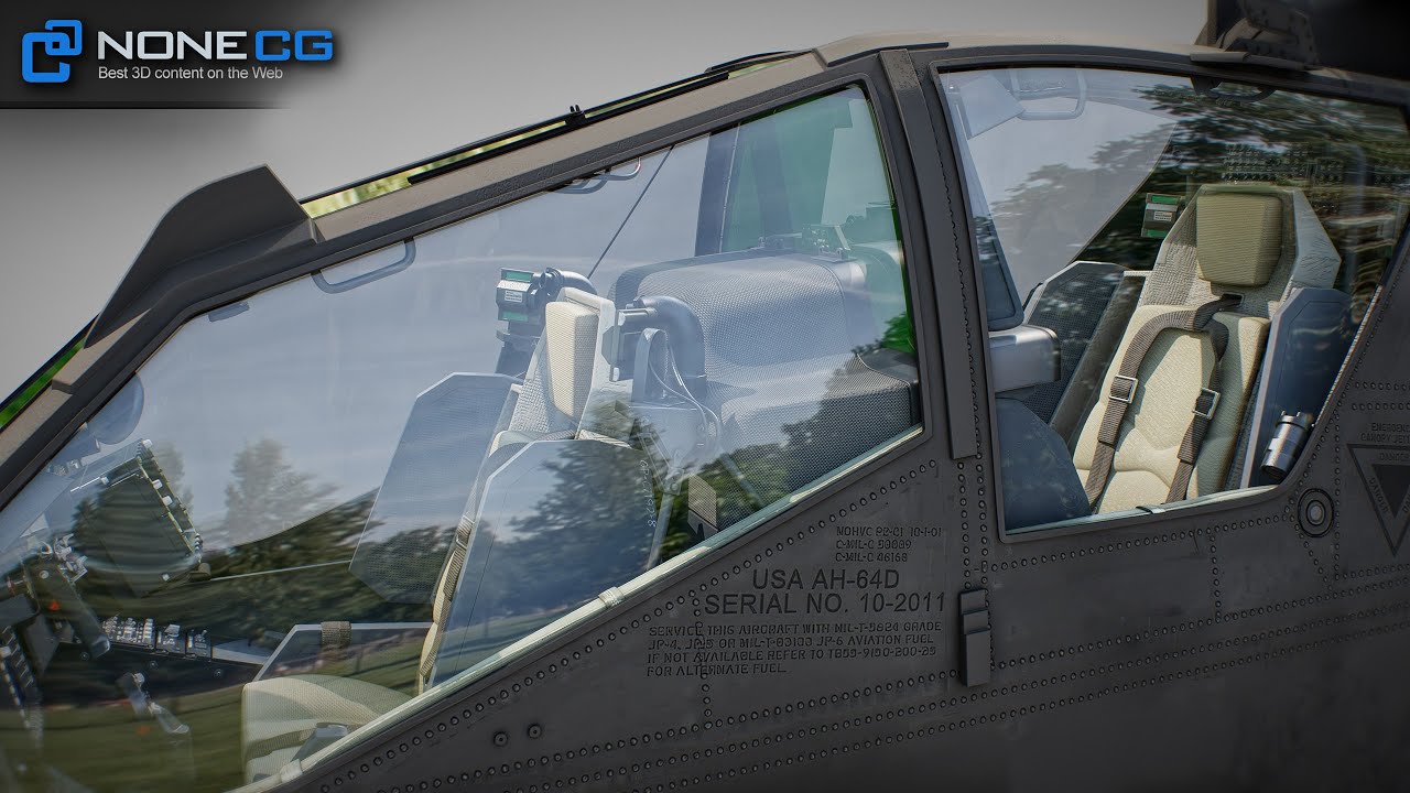 3D Boeing AH-64D Apache Longbow cockpit - YouTube