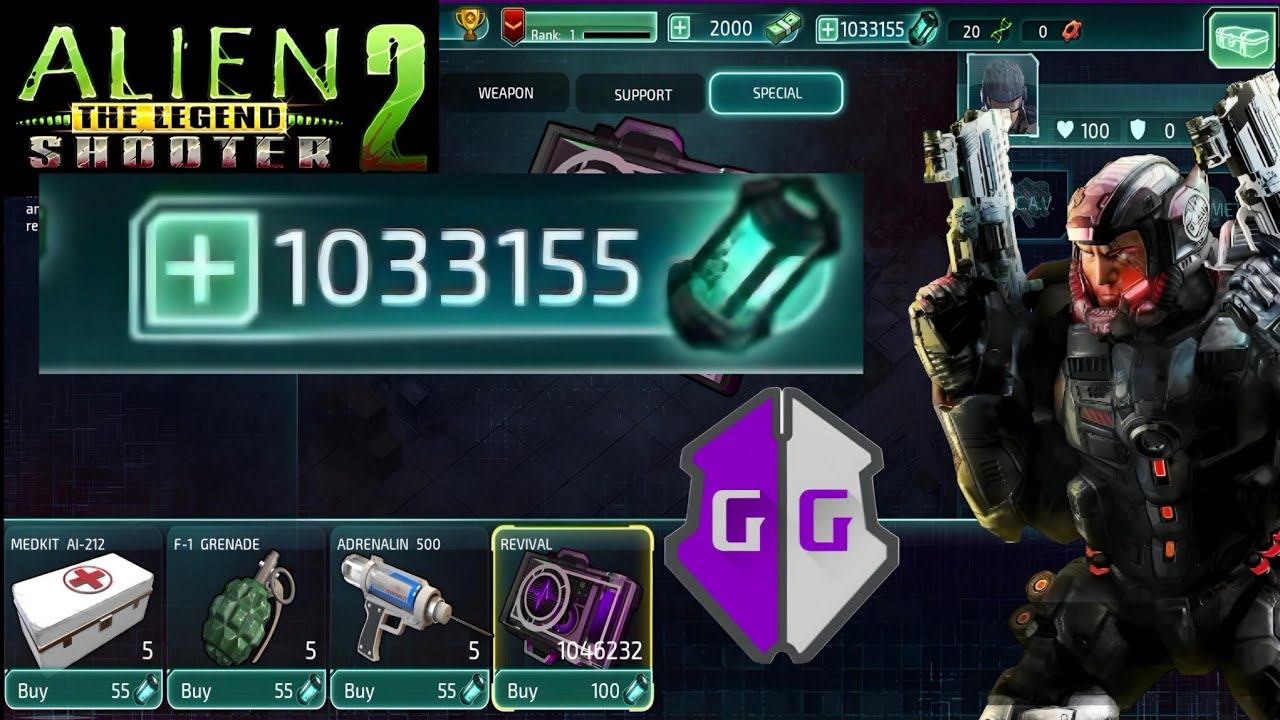 Latest hack method Alien Shooter 2 - The legend v2.6.14 GameGuardian No ...