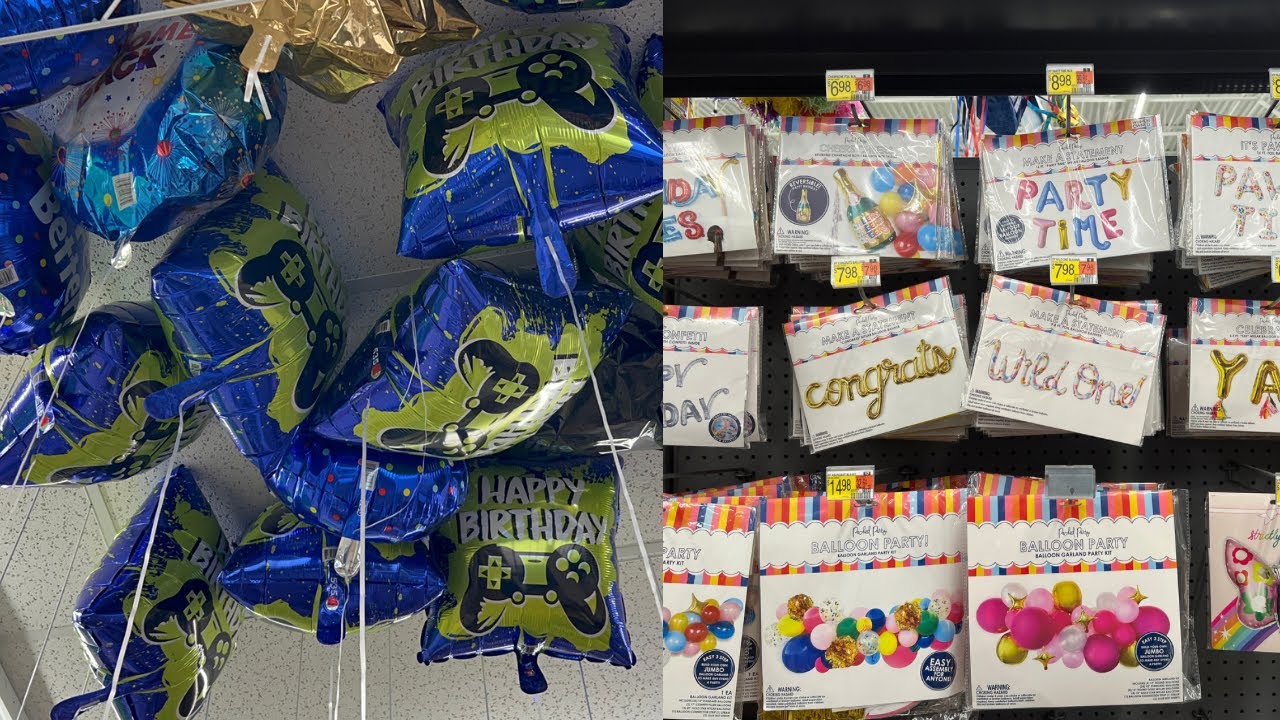 Two Giant Store Comparison for Balloons Display Ideas 2024 Walmart ...