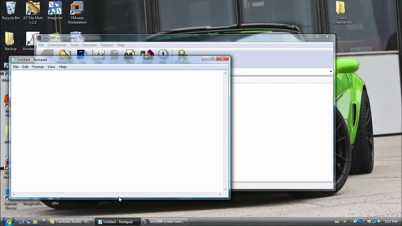 How to get the maze screensaver in windows vista or xp. - YouTube