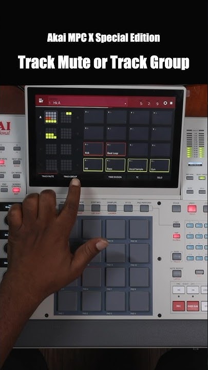 👆Akai Mpc X Special Edition Track Mute or Track Group‼️ - YouTube