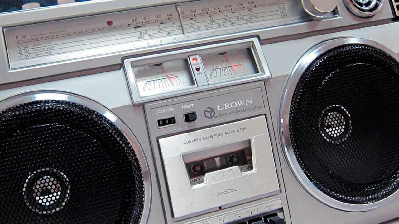 Boombox Crown HiFi Stereo Sound System CSC - 850 L F (1982) - YouTube