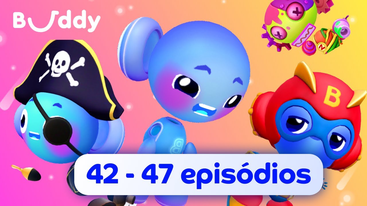 As aventuras de Buddy Coleção #8 | Buddy, o robô | Desenhos animados ...