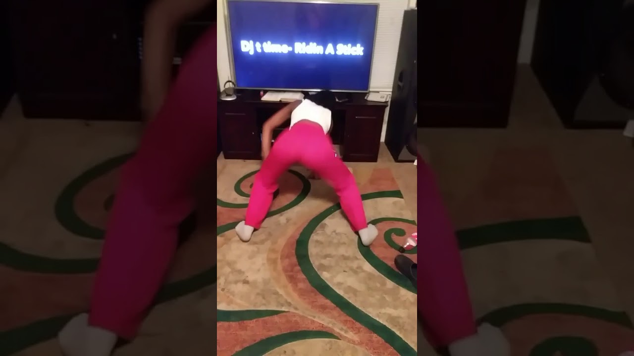 Riding A Stick Challenge - YouTube