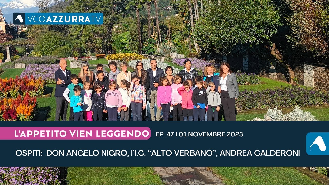 Don Angelo Nigro, l'I.C. "Alto Verbano" e Andrea Calderoni a L'Appetito ...