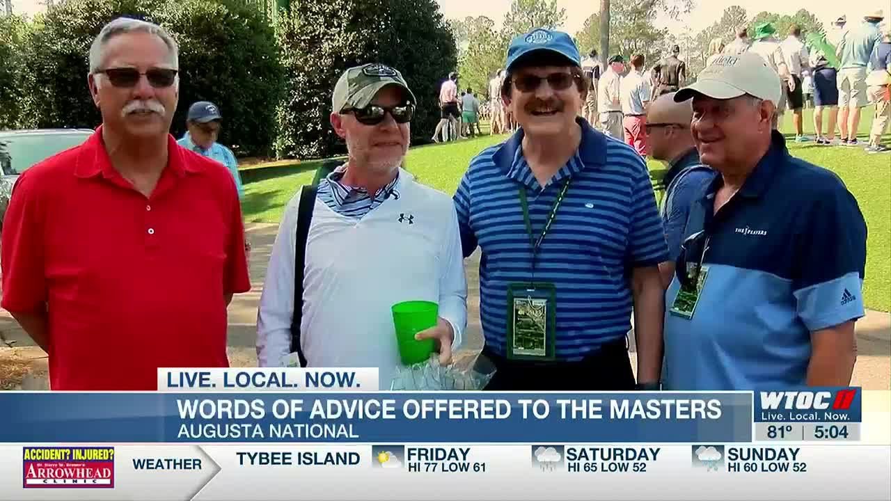 Patrons offer words of ‘advice’ for professional golfers as The Masters ...