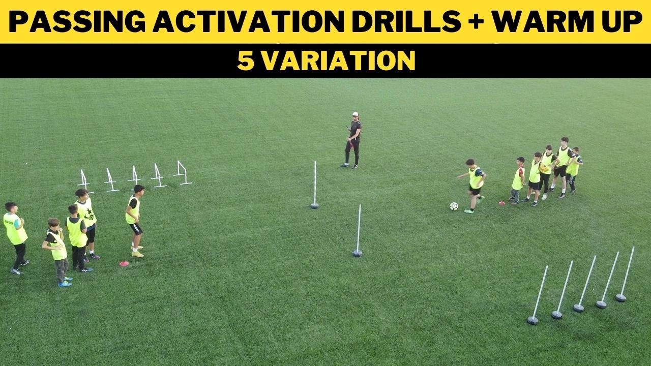 Passing Activation Drills Warm UP 4 Variation Football Soccer passing-activation-drills-warm-up-4-variation-football-soccer