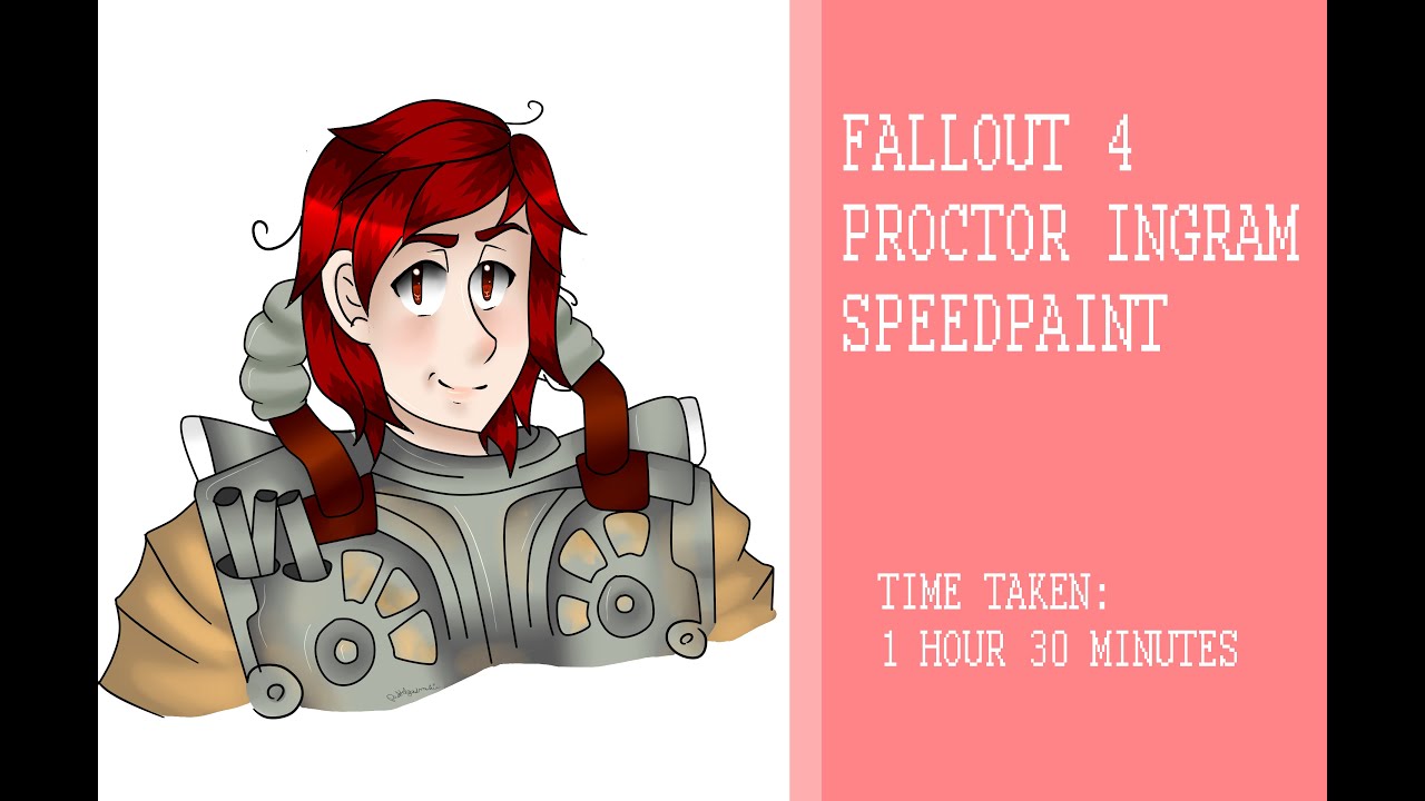 Fallout 4 Proctor Ingram speedpaint - YouTube