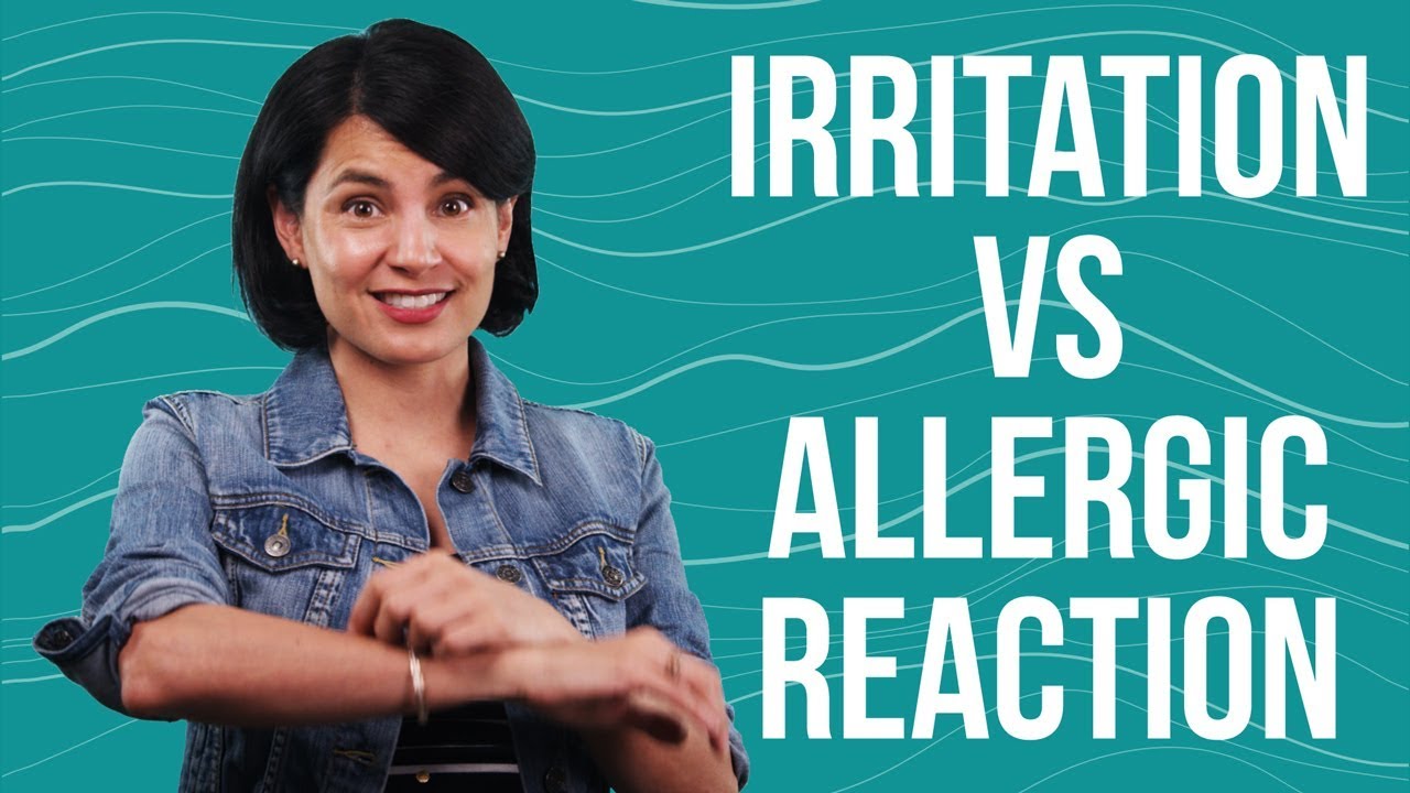 Beauty Edu: Irritation vs Allergic Reaction - YouTube