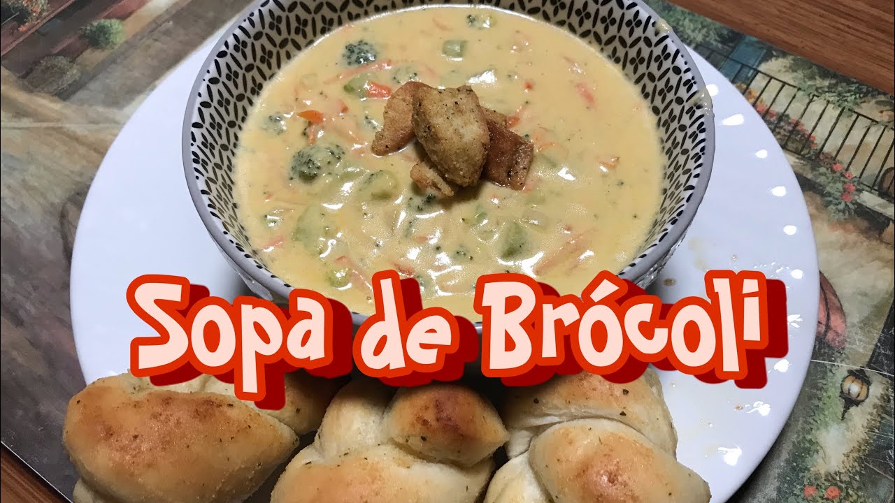 Sopa de Brócoli/ Broccoli Soup |Cocinando con Yolanda - YouTube