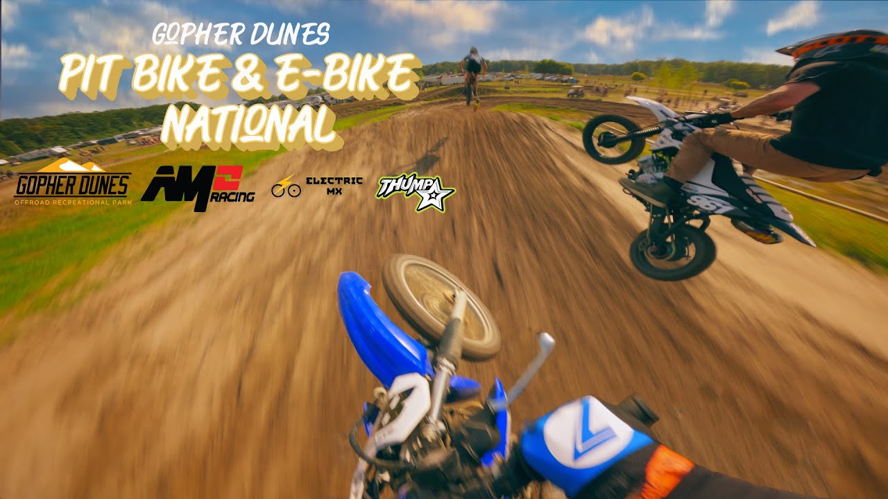 WIDE-OPEN PIT BIKE RACING at Gopher Dunes - YouTube