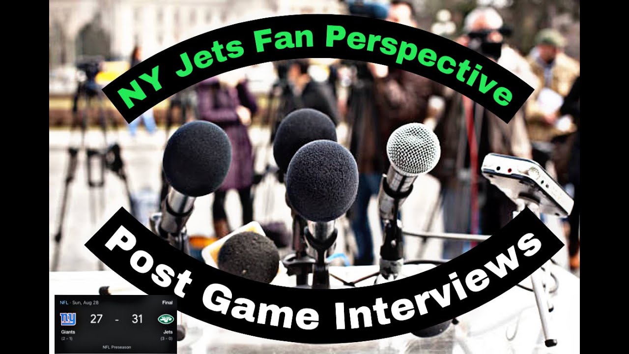 @nyjets Fan Perspective Post Game Interviews Episode 3 - YouTube