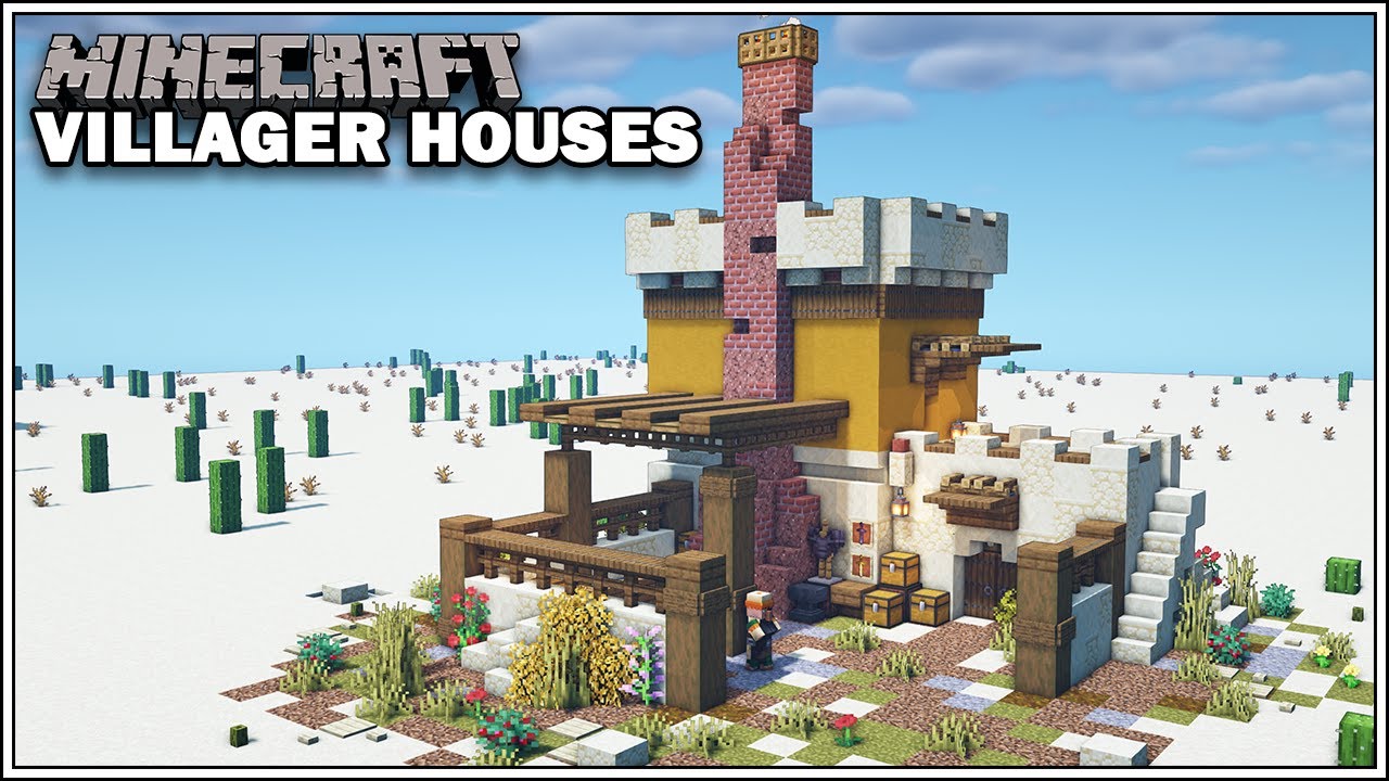 Minecraft Villager Houses - THE WEAPONSMITH!!! [Minecraft Tutorial ...